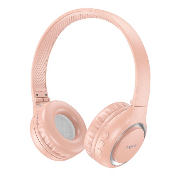MOYE Bluetooth slušalice Enyo, sklopive, roza