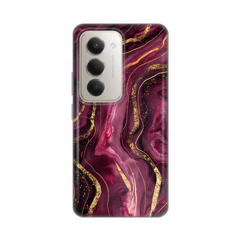 Zastitna silikonska maska (futrola) PRINT - Xiaomi Redmi 15 4G Burgundy