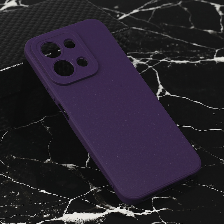 Zastitna maska (futrola) Teracell Giulietta - Xiaomi Redmi 15C 4G EU 173mm mat tamno ljubicasta