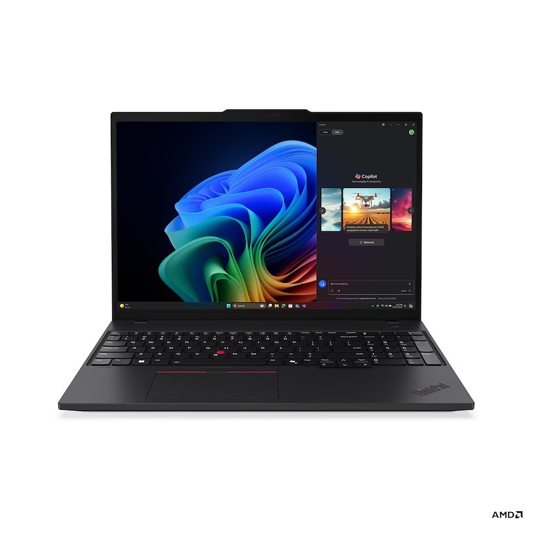 Lenovo Laptop ThinkPad T16 G4 16", Ryzen AI 7 PRO 350, 32GB, 1TB, Linux, 21QNS01T00