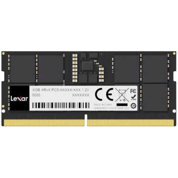 Lexar DDR5 16GB 262 PIN So-DIMM 5600Mbps, CL46, 1.1V- BLISTER Package