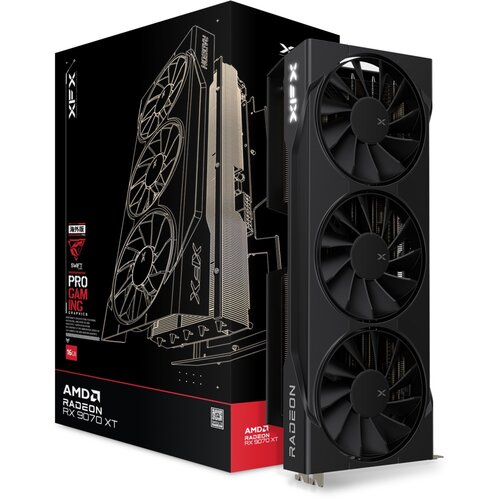 XFX Mercury AMD Radeon RX 9070XT Gaming Edition with 16GB GDDR6 HDMI 3xDP, AMD RDNA 4