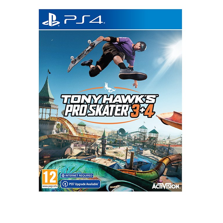 Activision Blizzard PS4 Tony Hawk's Pro Skater 3 + 4, 0196388575589