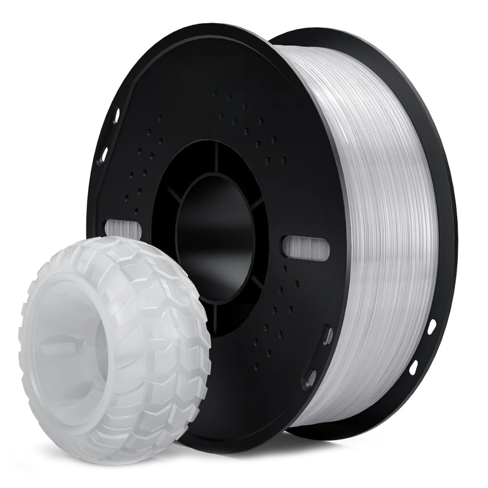 Elegoo TPU filament 1kg spool - Translucent, 50.203.0239