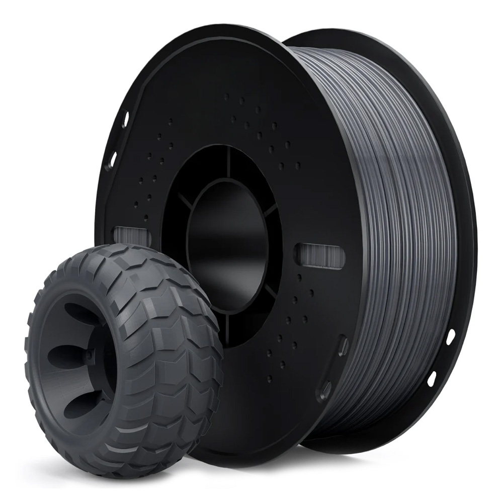 Elegoo TPU filament 1kg spool - Grey, 50.203.0243