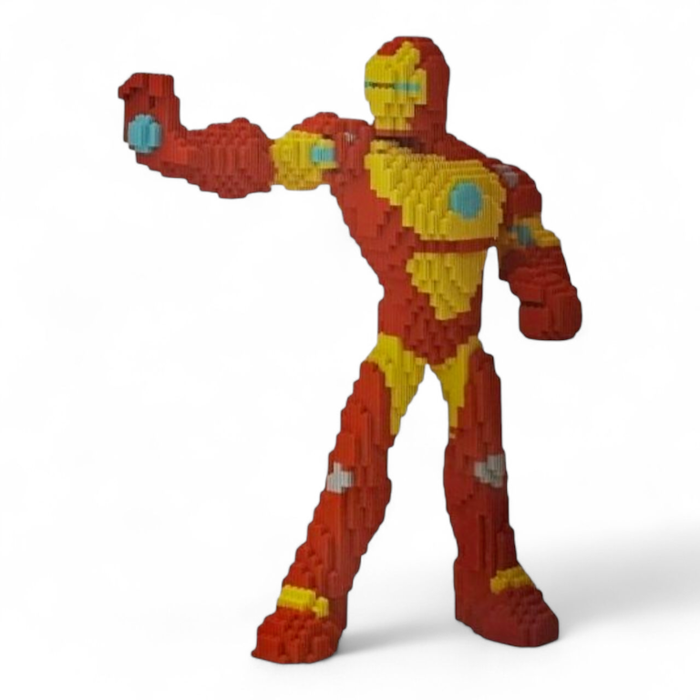 Iron Man set od 2900 sitnih kockica – 3D figura Ajronmen | Univerzalne blok kocke za decu i odrasle