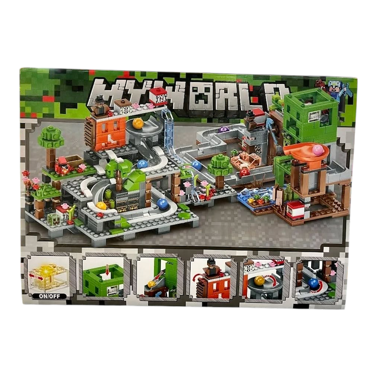 Minecraft My World – Akcioni lavirint sa kuglicama ⚙️   | Veliki set sa funkcijama i pokretnim delovima