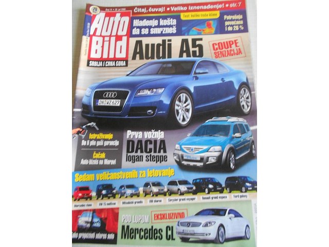 Auto Bild broj 14 iz 2006. godine - kao nov