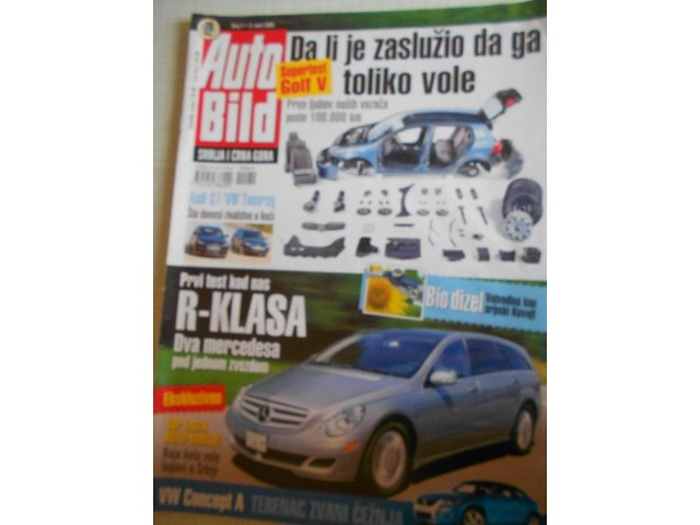 Auto Bild broj 4 iz 2006. - kao nov