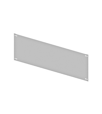 Blind Front Plate 895mm B7 sheet steel
for AC Modular enclosures, RAL7035, 4B7, H=322 W=895 D=18mm