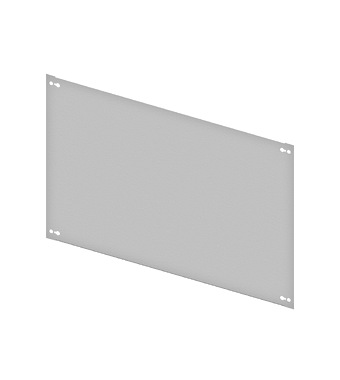Blind Front Plate 695mm B10 sheet steel
for AC Modular enclosures, RAL7035, 3B10, H=460 W=695 D=18mm