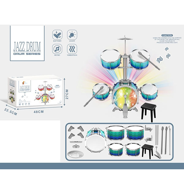 Bubnjevi na baterije, svetlo i zvuk 895783