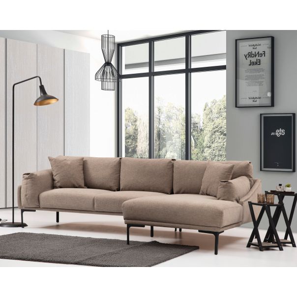 ATELIER DEL SOFA Ugaona garnitura Leo, desna, krem