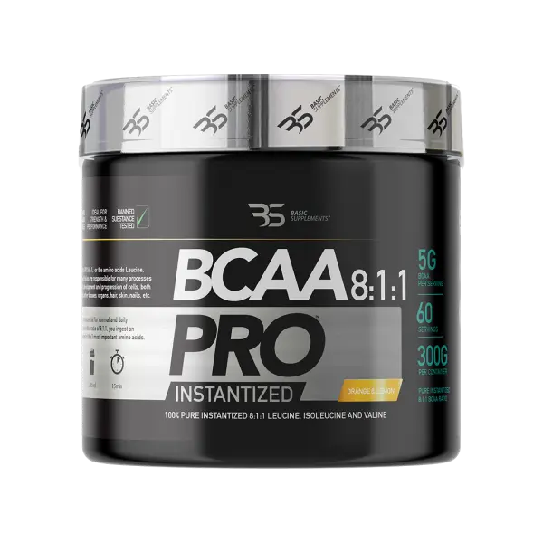 Basic Supplements Bcaa Pro 8:1:1, Citrus, 300g