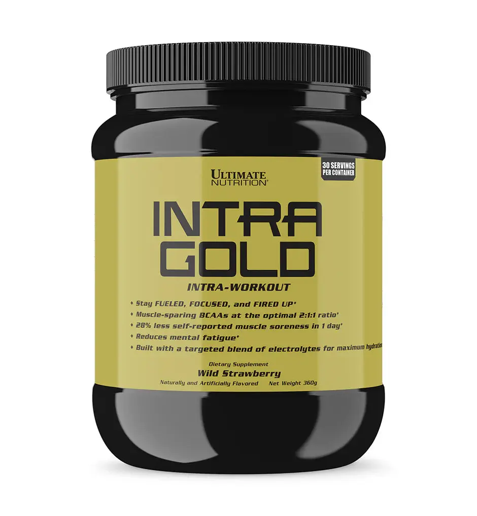 Ultimate Nutrition Intra Gold, Jagoda, 360g