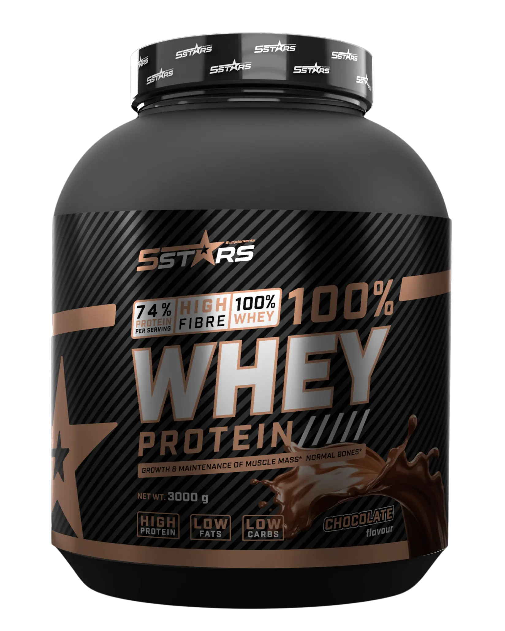 5 Stars Whey protein čokolada 3kg