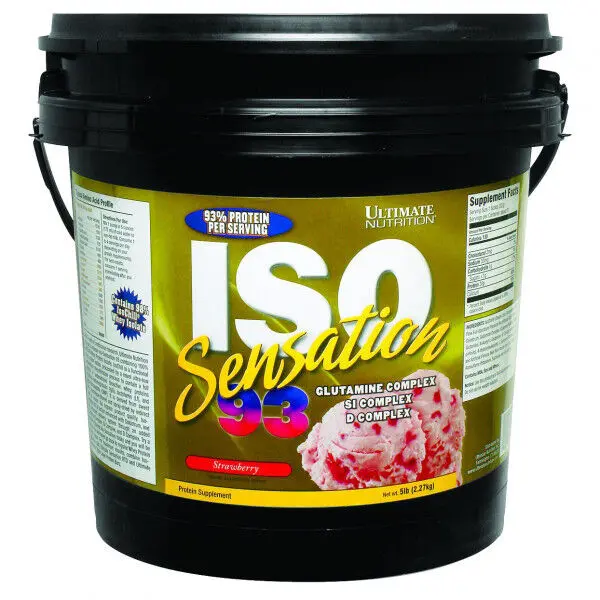 Ultimate Nutrition Whey Protein Iso Sensation 93, Jagoda, 2.2kg