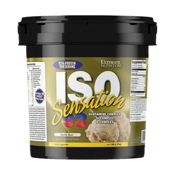 Ultimate Nutrition Whey Protein Iso Sensation 93, Vanila, 2.2kg