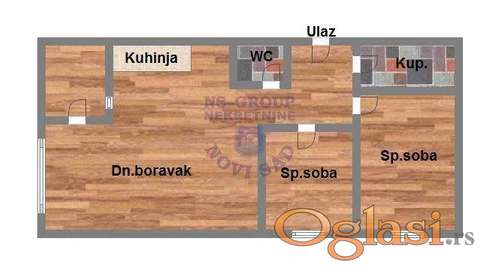 Trosoban, 60m2 Sremska Kamenica