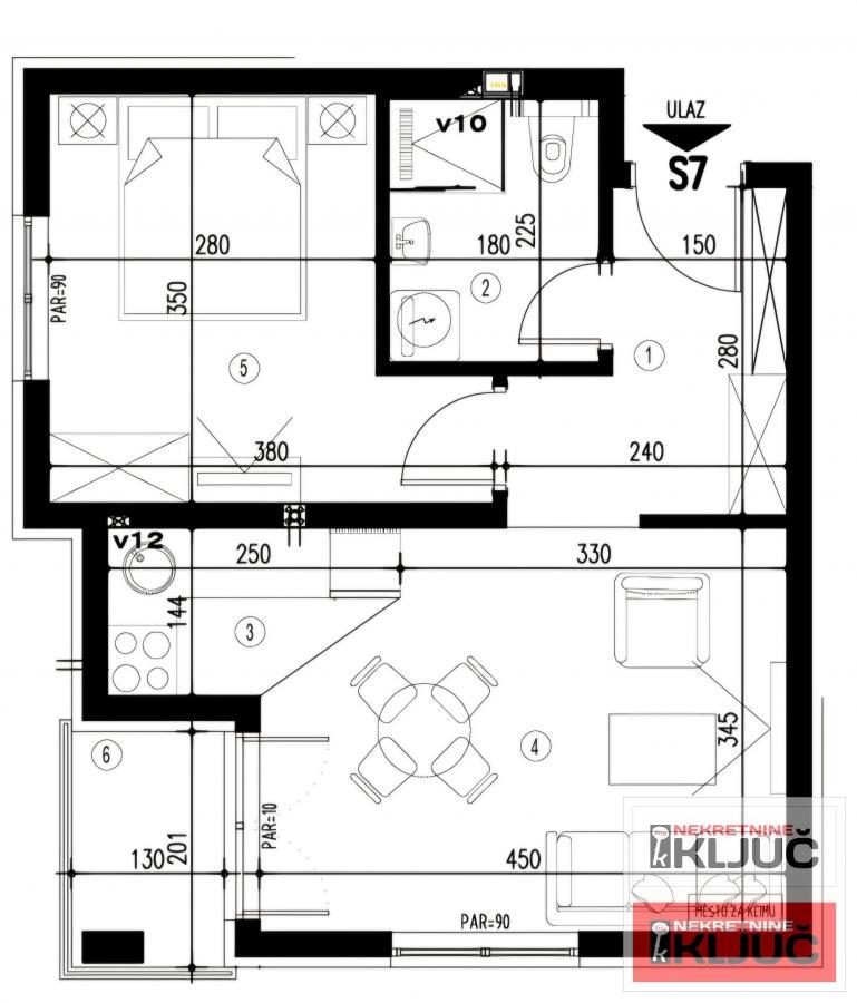 TELEP, 40m2, Dvosoban sa pdv
