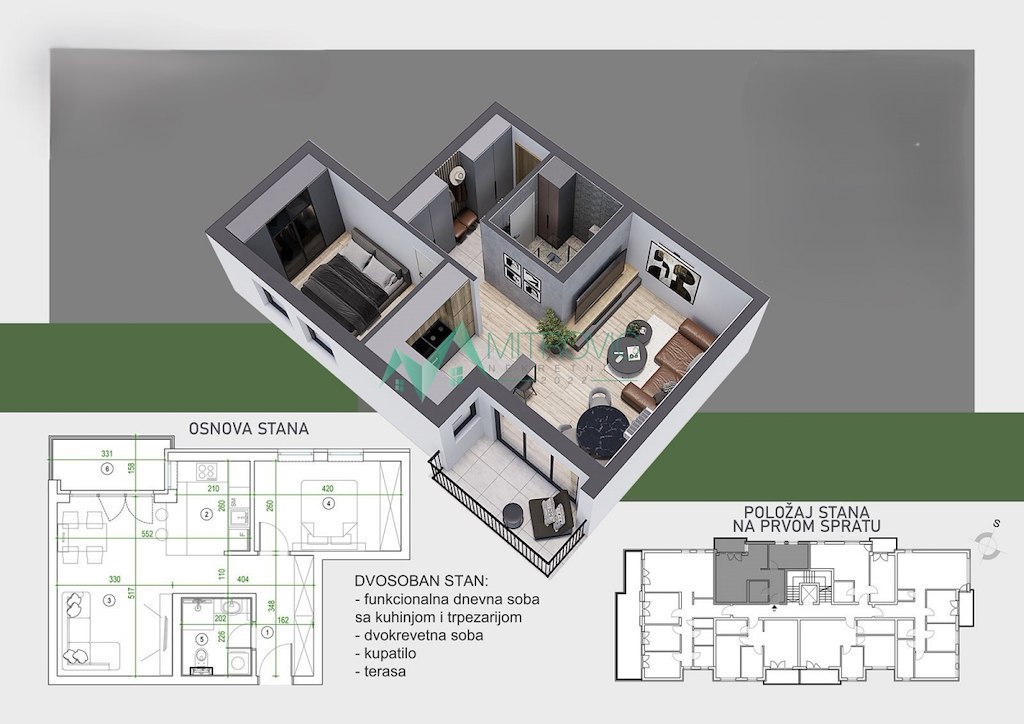 PETROVARADIN TOP LOKACIJA NOVOGRADNJA I SPRAT
