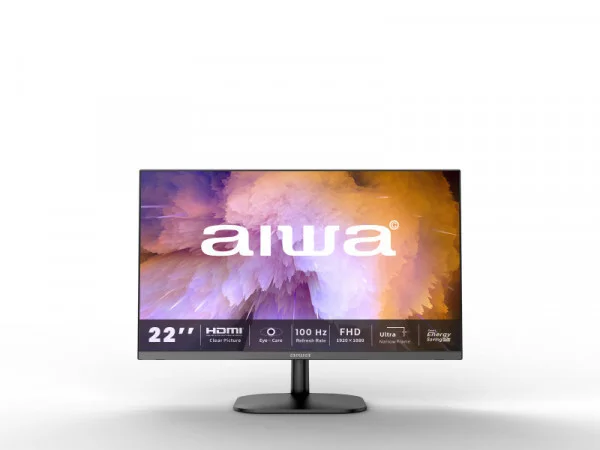 Monitor 22″ Aiwa MF2219-B IPS 1920×1080/100Hz/5ms/HDMI/VGA/VESA