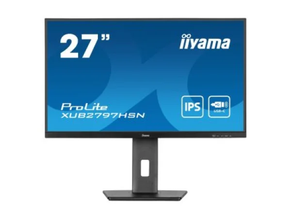 Monitor 27″ Iiyama XUB2797HSN-B1 IPS 1920×1080/100Hz/1ms/HDMI/DP/USB/RJ45