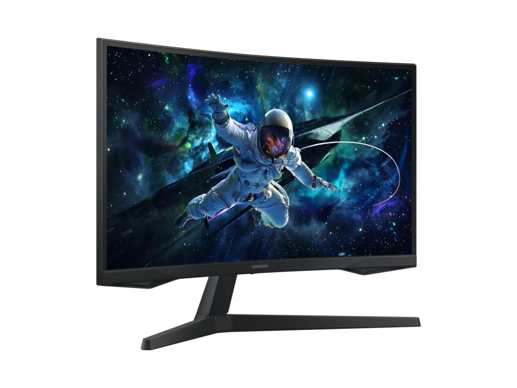 Monitor SAMSUNG LS27CG552EUXEN 27″/VA,zakrivljen/2560×1440/165Hz/1ms MPRT/HDMI,DP/freesync/VESA/crna