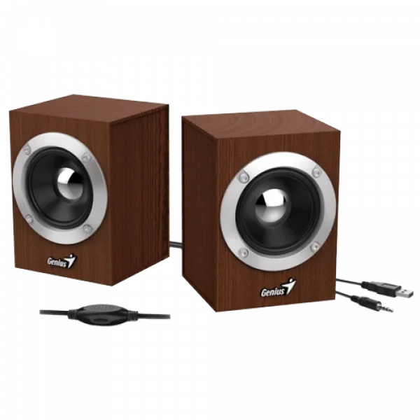 Zvucnici 2.0 Genius SP-HF280 USB Wood