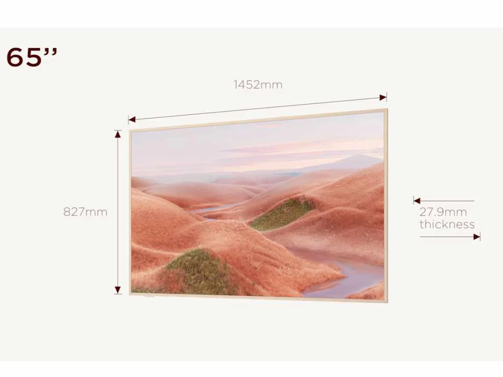 Televizor TCL 65A300W/QLED/65″/4K UHD/144Hz/Matte Screen/“Ai“ Art/Google TV/frame