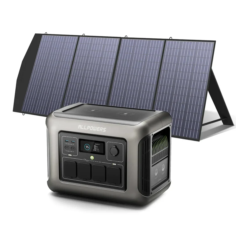 ALLPOWER Solarni Generator Set 1800W (R1500 + SP033 200W Solarni Panel)