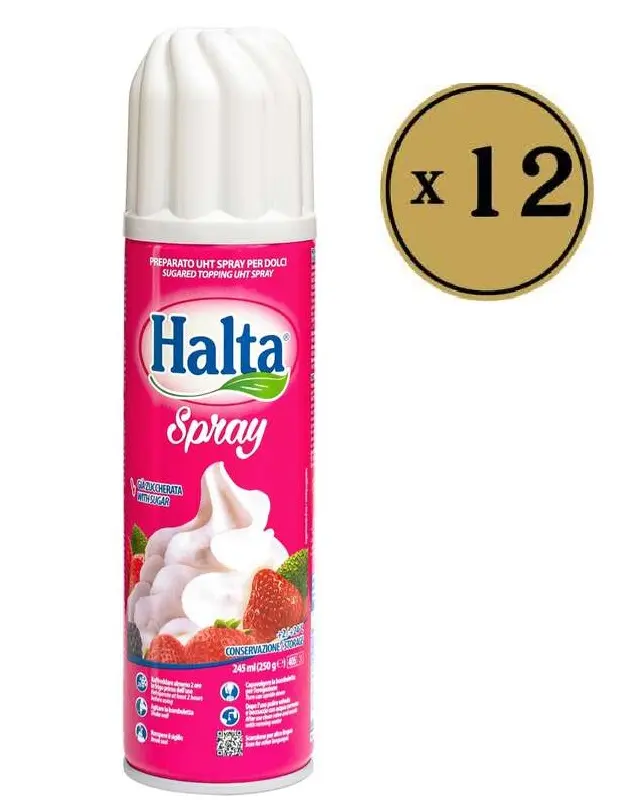 Halta Biljni šlag u spreju 250ml, 12 komada