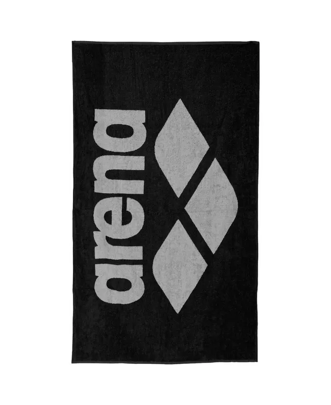 ARENA POOL SOFT TOWEL BLACK-GREY PEŠKIR 150x90 cm