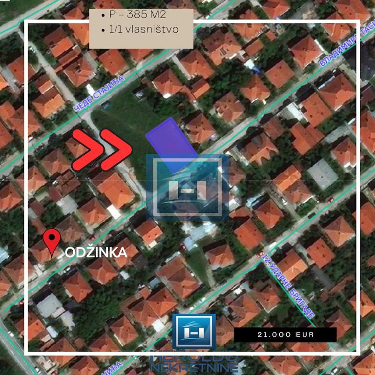 Prodaja, Plac, 0m2 , Odžinka