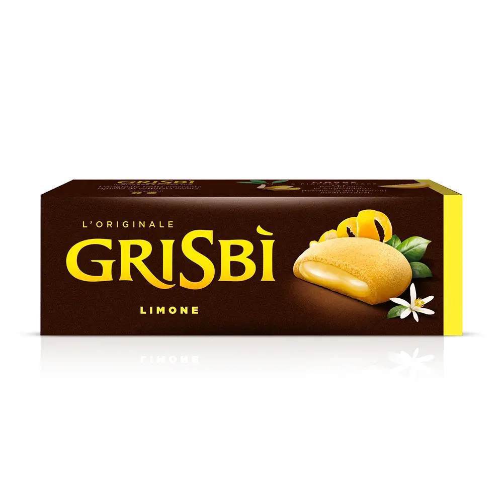 Grisbi Keks punjen kremom limuna, 135g