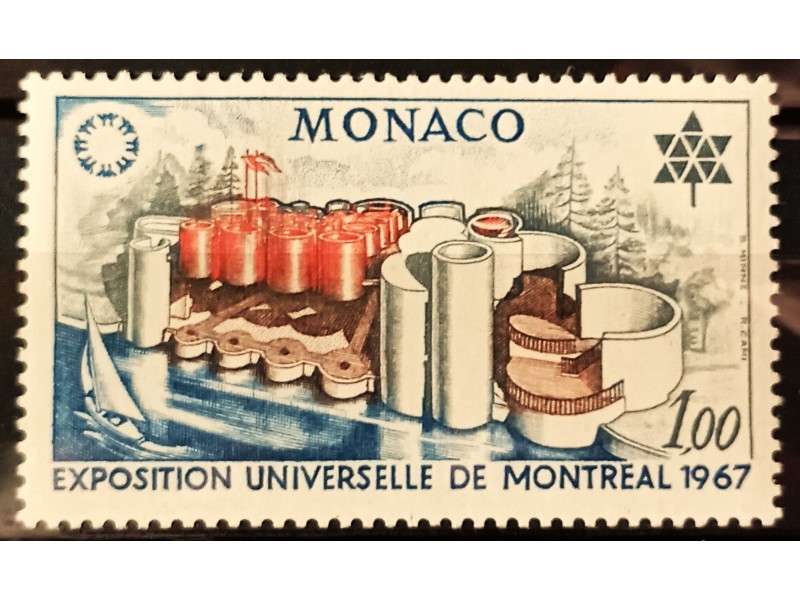 MONACO CISTA PRIGODNA MARKA BR. 867**IZ 1967