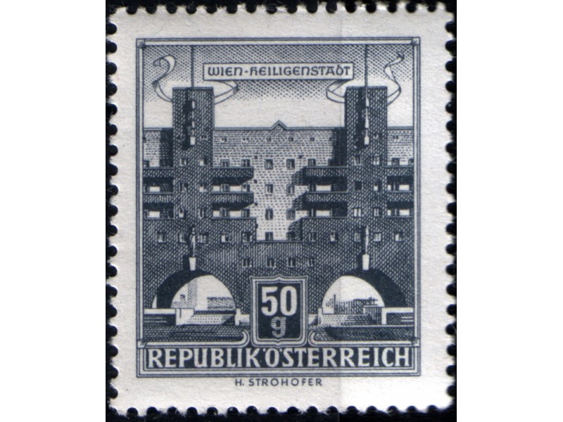 kt657c 30.avg1958 Austria Mi1044 ** 1od12