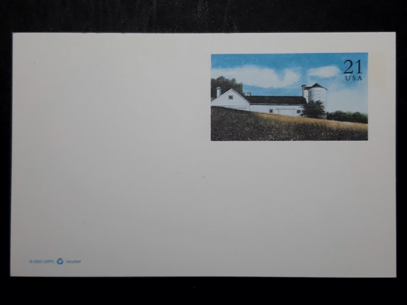 Post Card USA -21cent