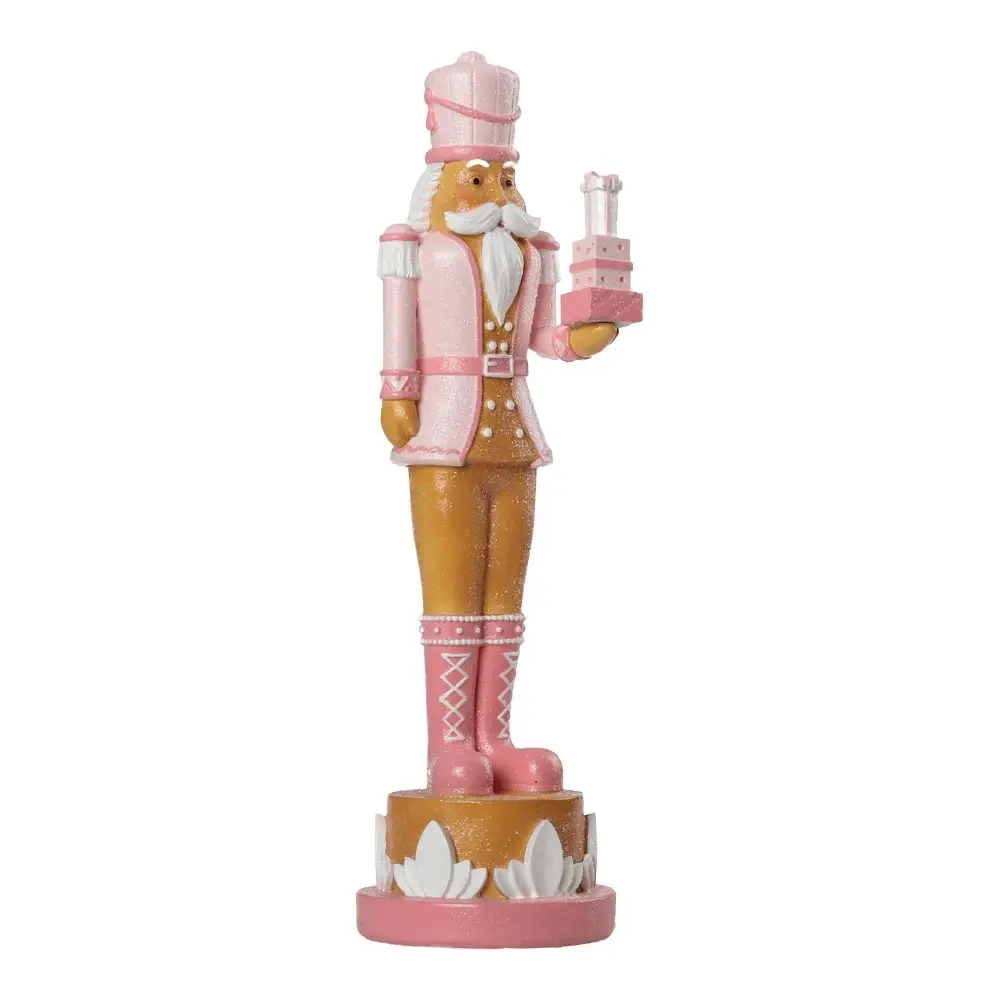FESTA Novogodišnja figura Olovni vojnik, 34.5cm, Roze-krem