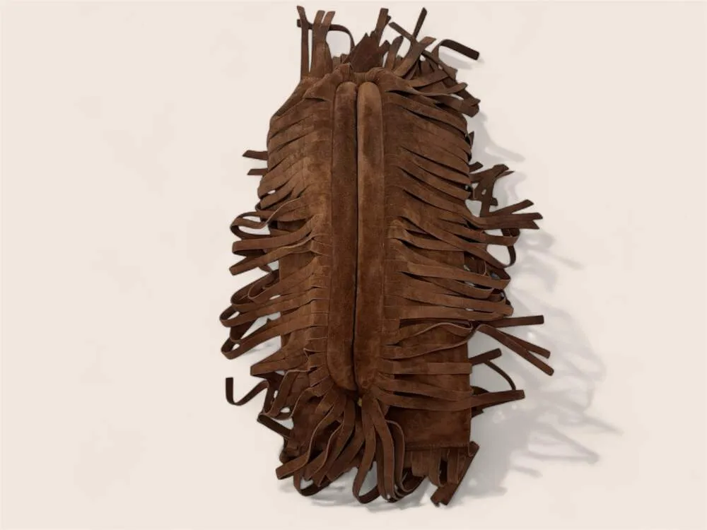 Oversized pouch Brown