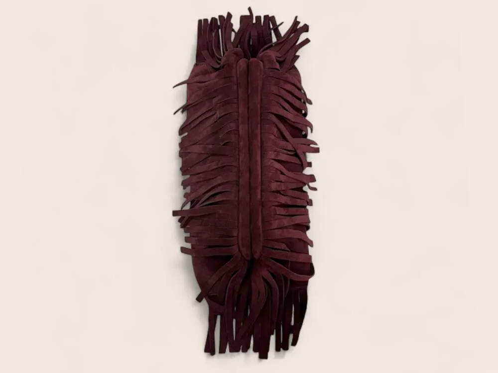 Oversized pouch Burgundy