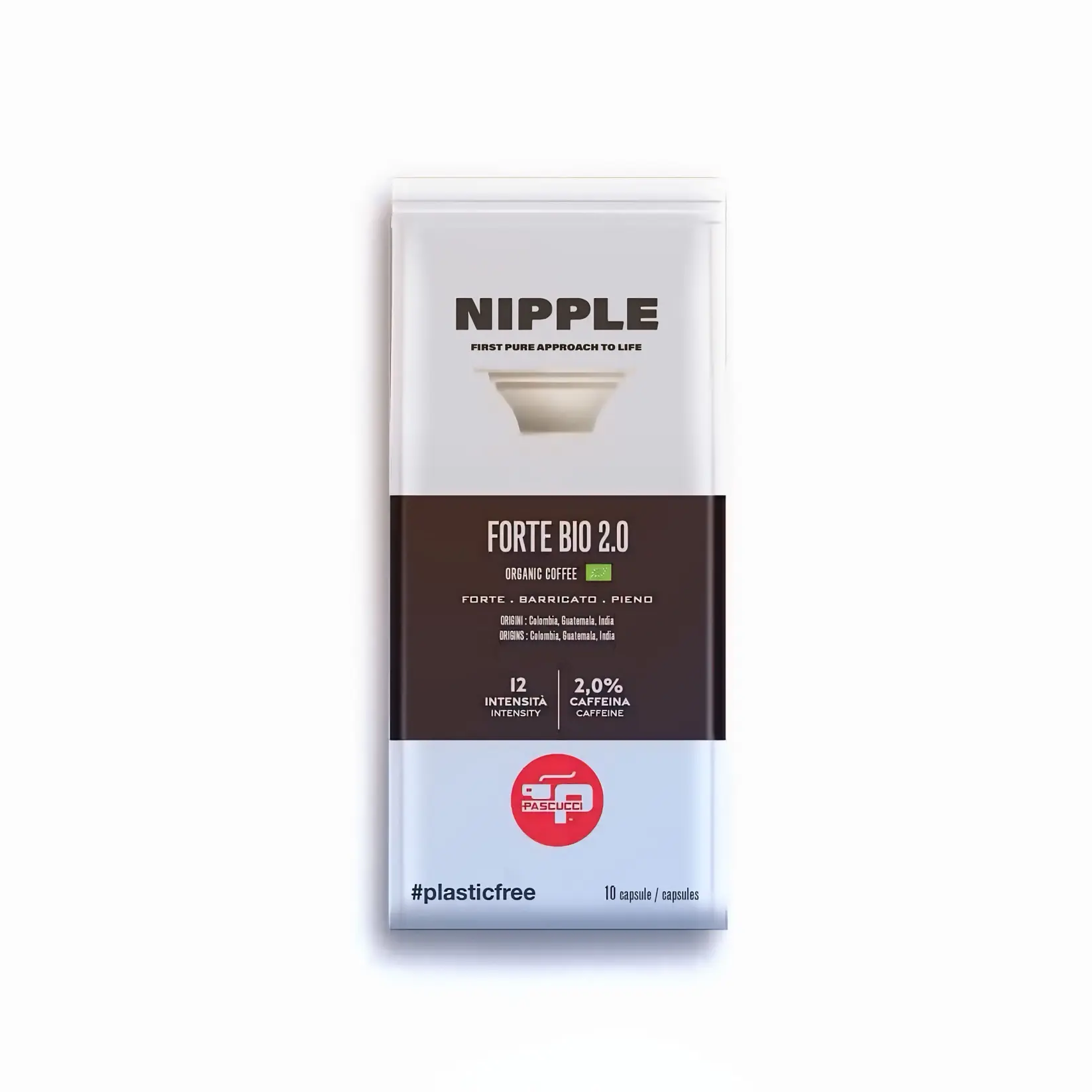 Caffe Pascucci Kapsule za kafu Nipple Bio Forte, 10 komada