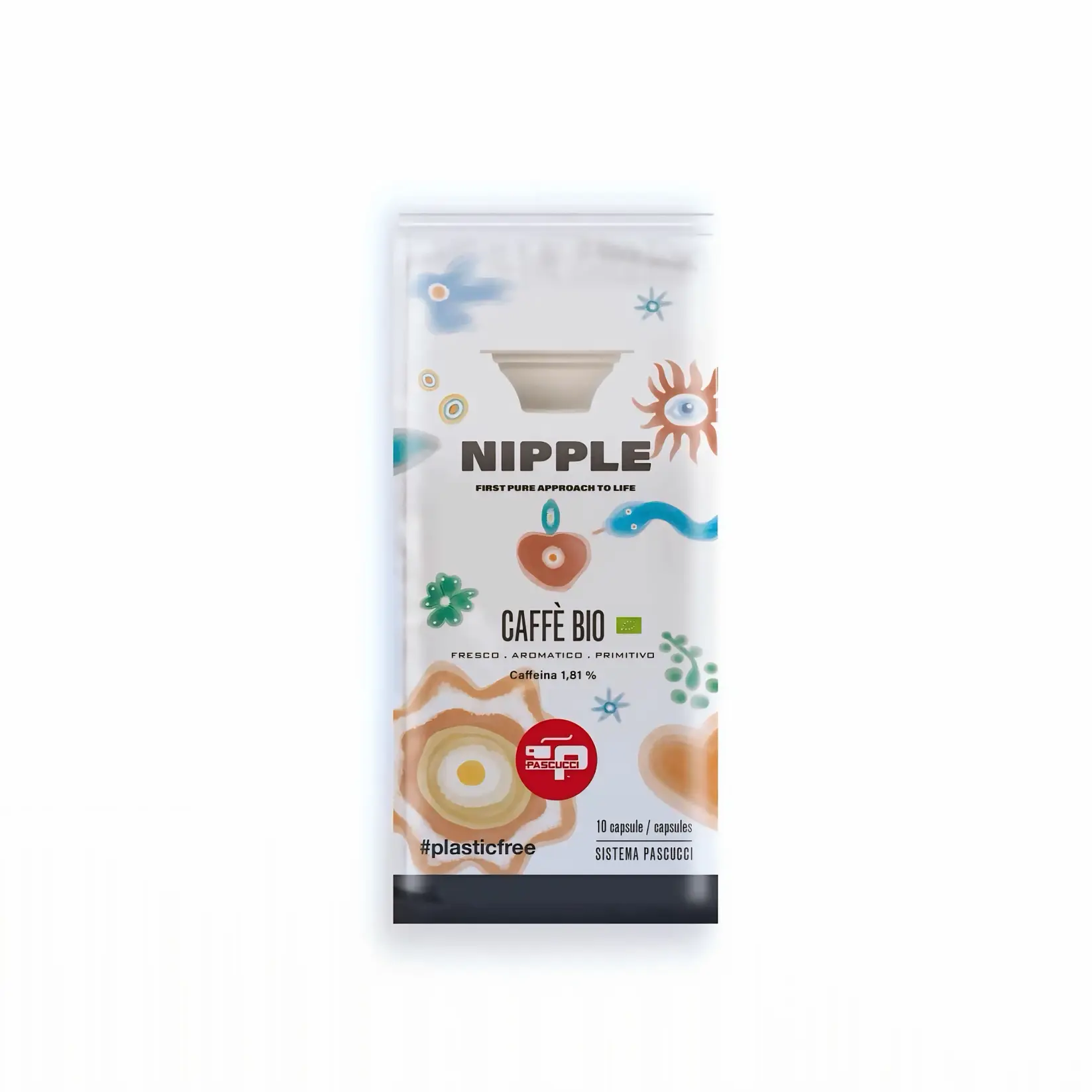 Caffe Pascucci Kapsule za kafu Nipple Bio Genesi, 10 komada