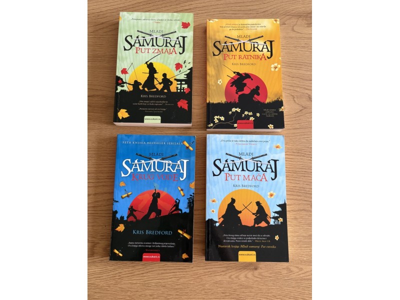 4 KNJIGE - MLADI SAMURAJ -KRIS BREDFORD