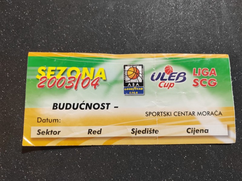 KK BUDUCNOST - KK CRVENA ZVEZDA 30.01.2004.