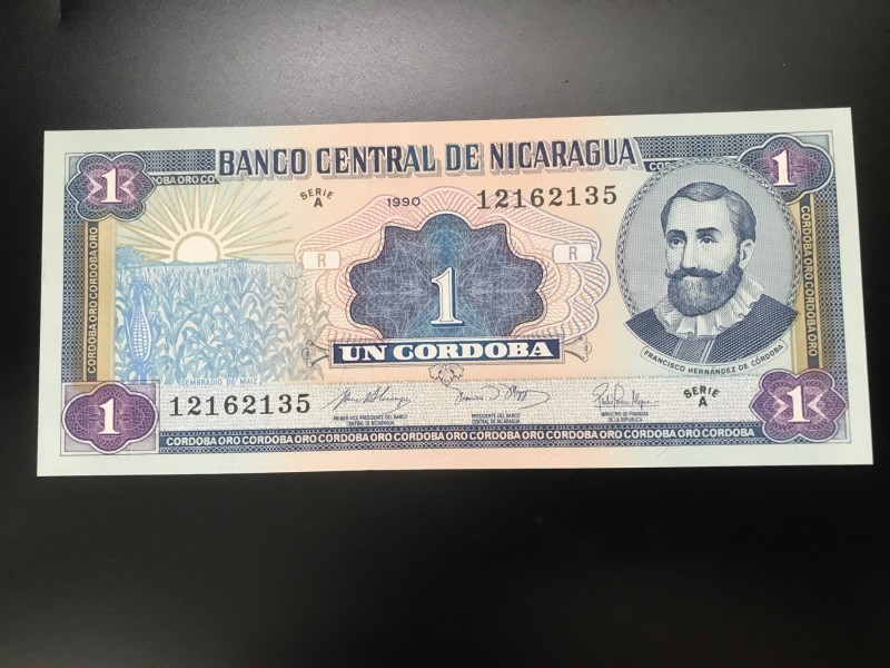 NIKARAGVA 1 CORDOBA. UNC