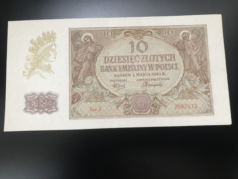 POLJSKA 10 ZLOTA. UNC.1940.