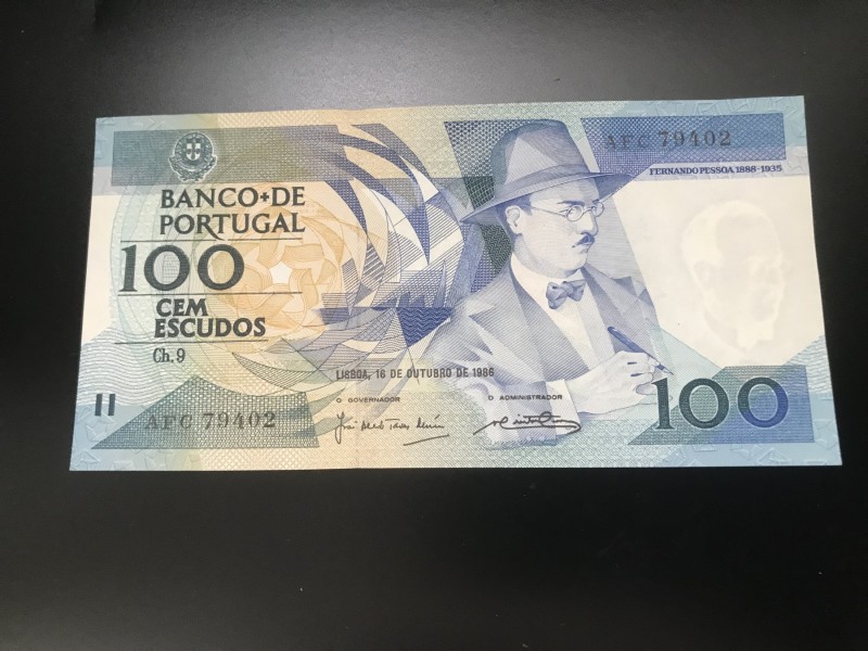PORTUGAL 100 ESCUDOS.1986.