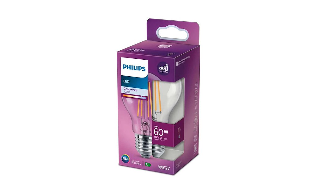 Sijalica Philips LED E27 4000K 60W