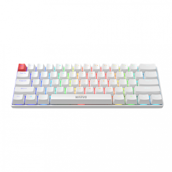 TASTATURA USB MARVO SABER 61 KG933G WH BELA